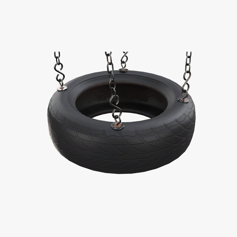 Outdoor Tire Swing 01 3D model - Download Street elements on 3DModels.org