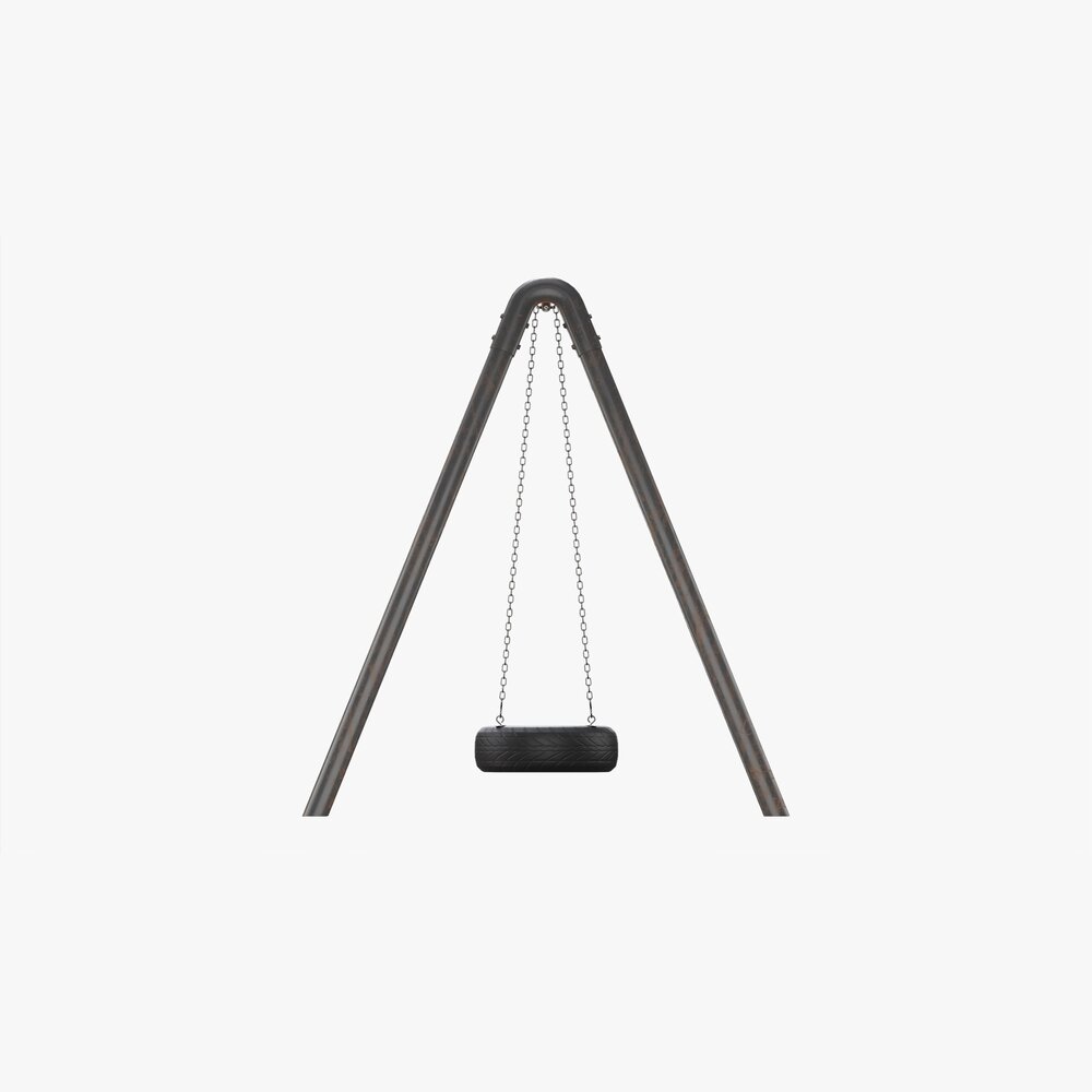 Outdoor Tire Swing 01 3D model - Download Street elements on 3DModels.org