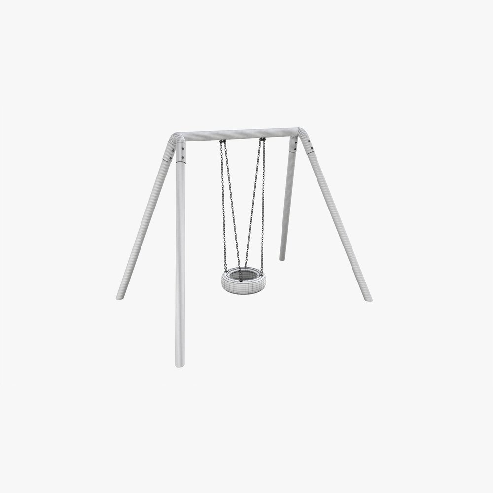 Outdoor Tire Swing 01 3D model - Download Street elements on 3DModels.org