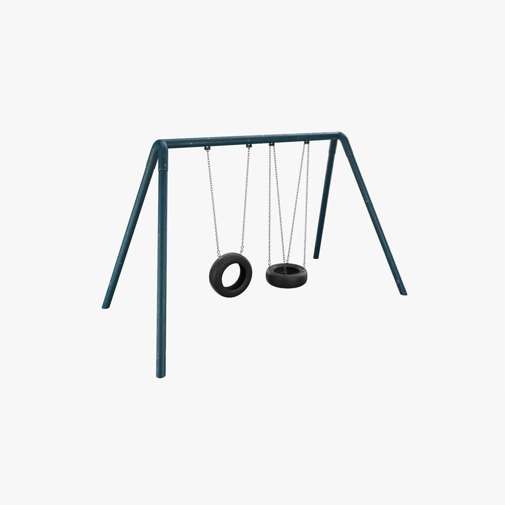 Outdoor Tire Swing 02 3D model - Download Street elements on 3DModels.org