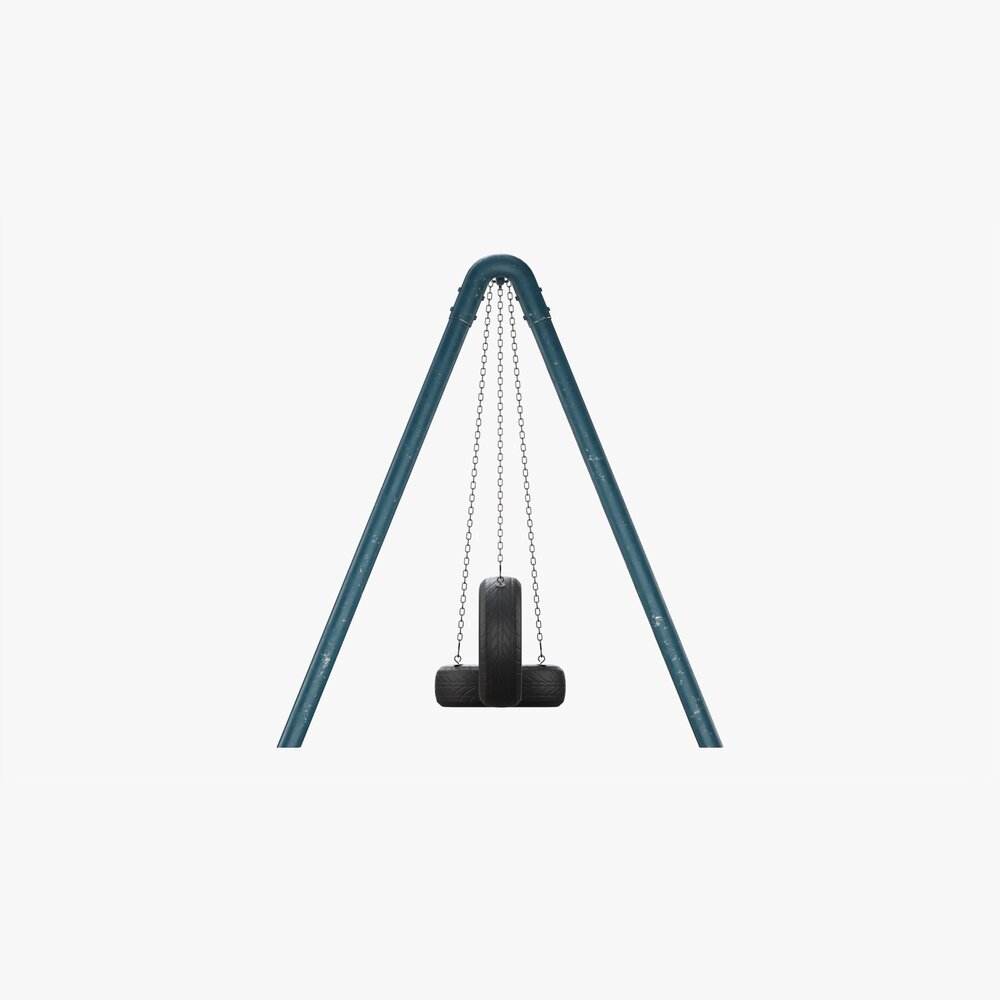 Outdoor Tire Swing 02 3D model - Download Street elements on 3DModels.org