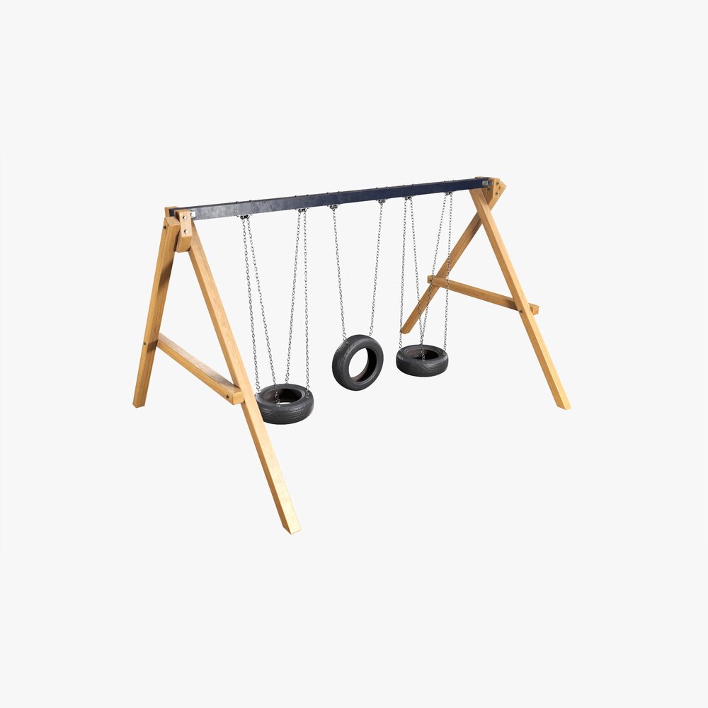 Outdoor Tire Swing 03 3D model - Download Street elements on 3DModels.org