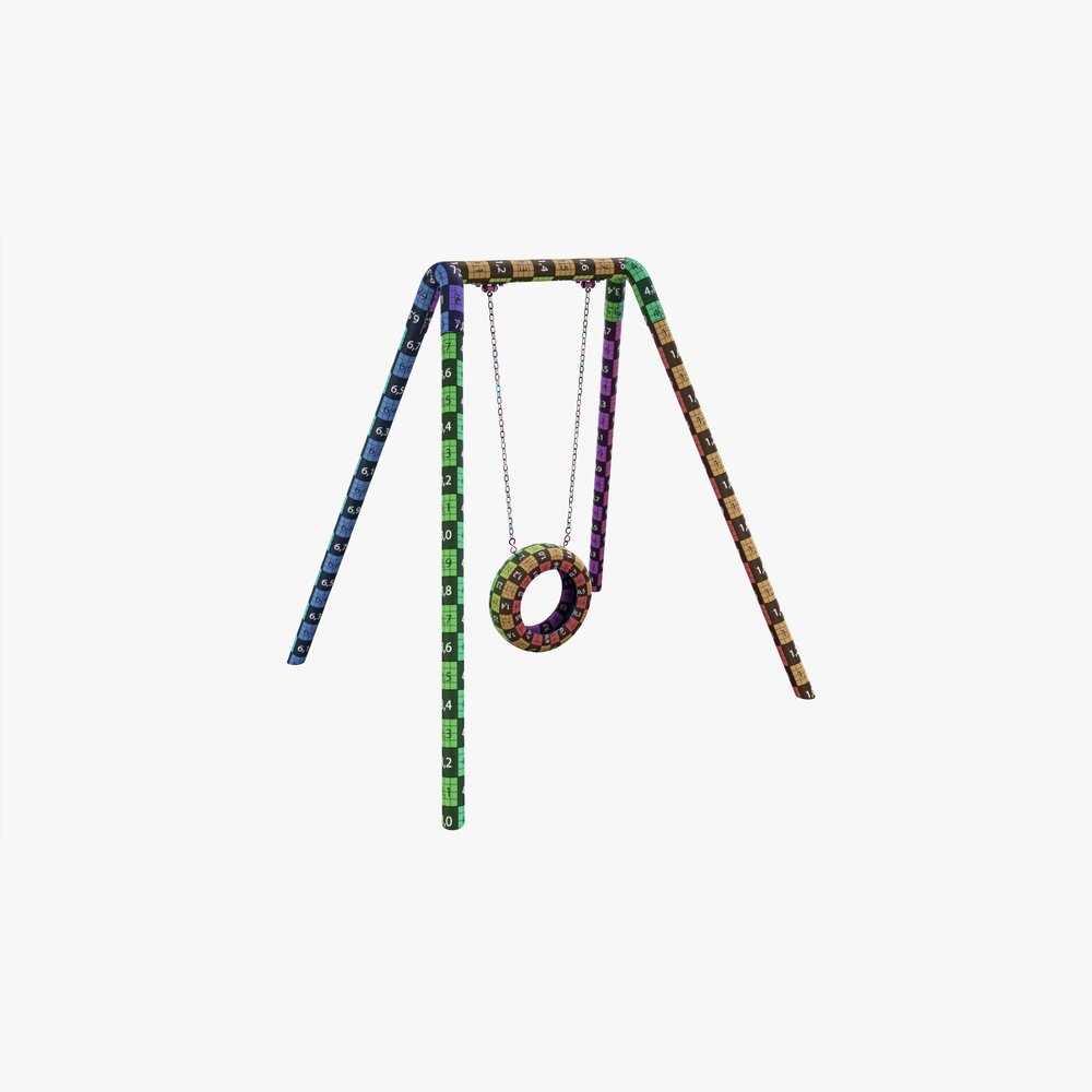Outdoor Tire Swing 04 3D model - Download Street elements on 3DModels.org