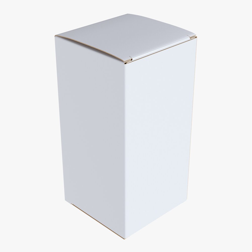 Paper Box Mockup 10 3D model - Download Mockup on 3DModels.org