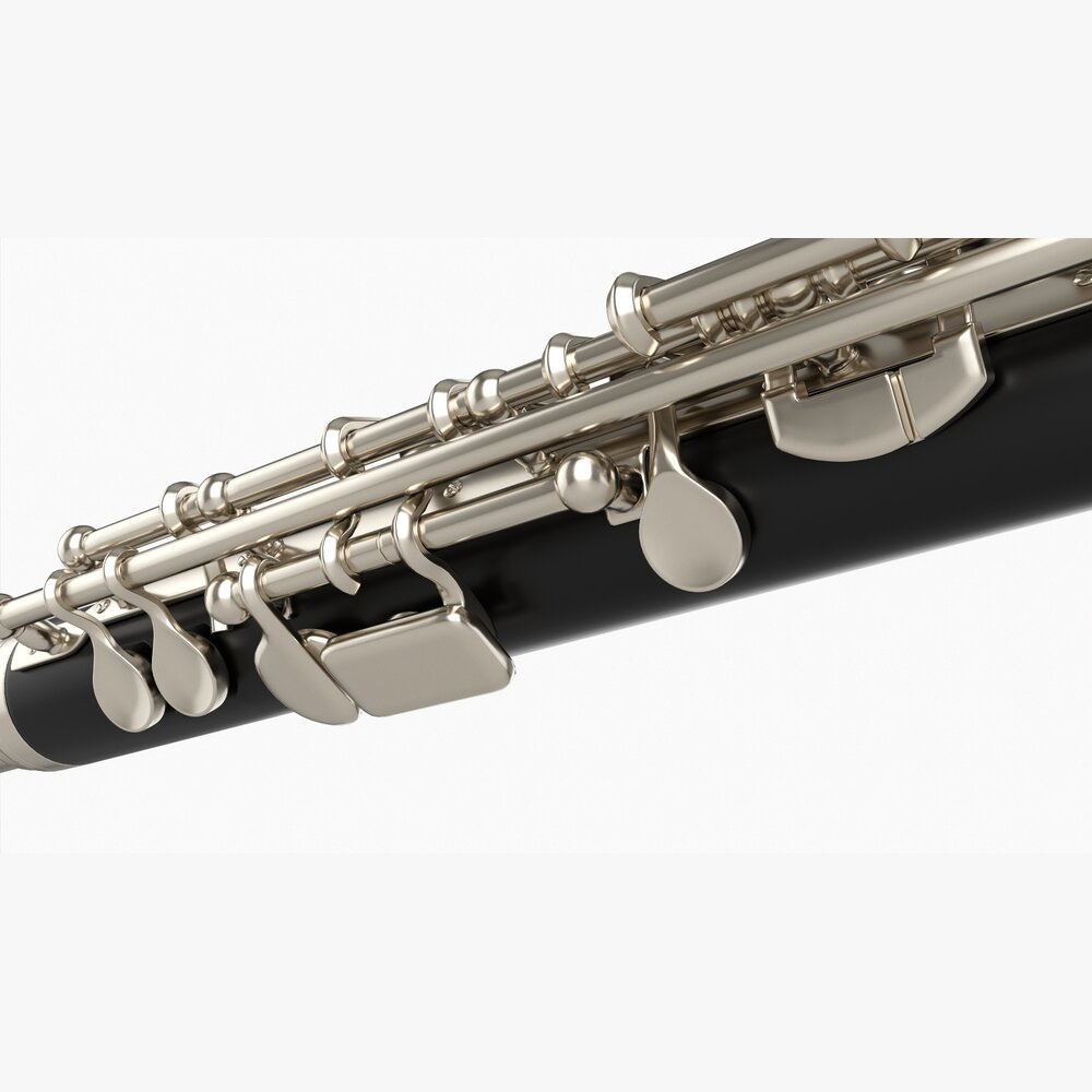 Piccolo Flute 3D model - Download Musical Instruments on 3DModels.org