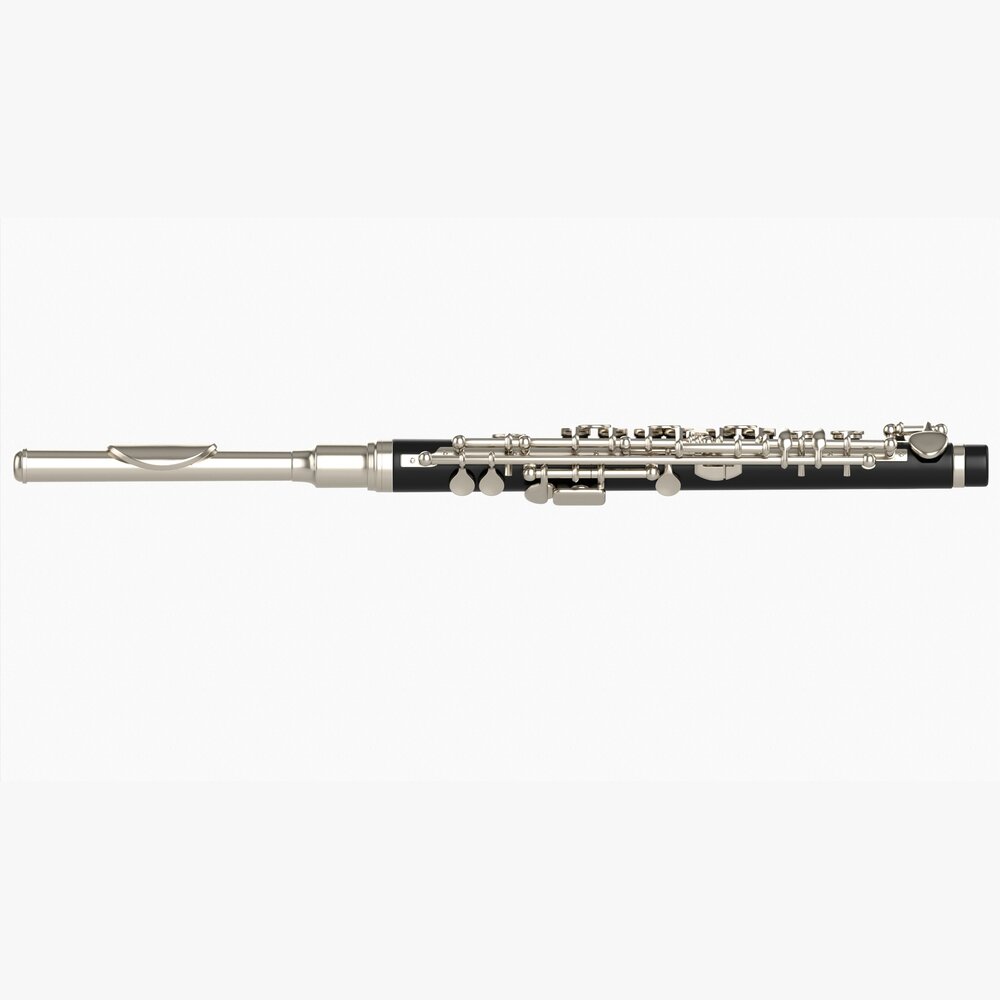 Piccolo Flute 3D model - Download Musical Instruments on 3DModels.org