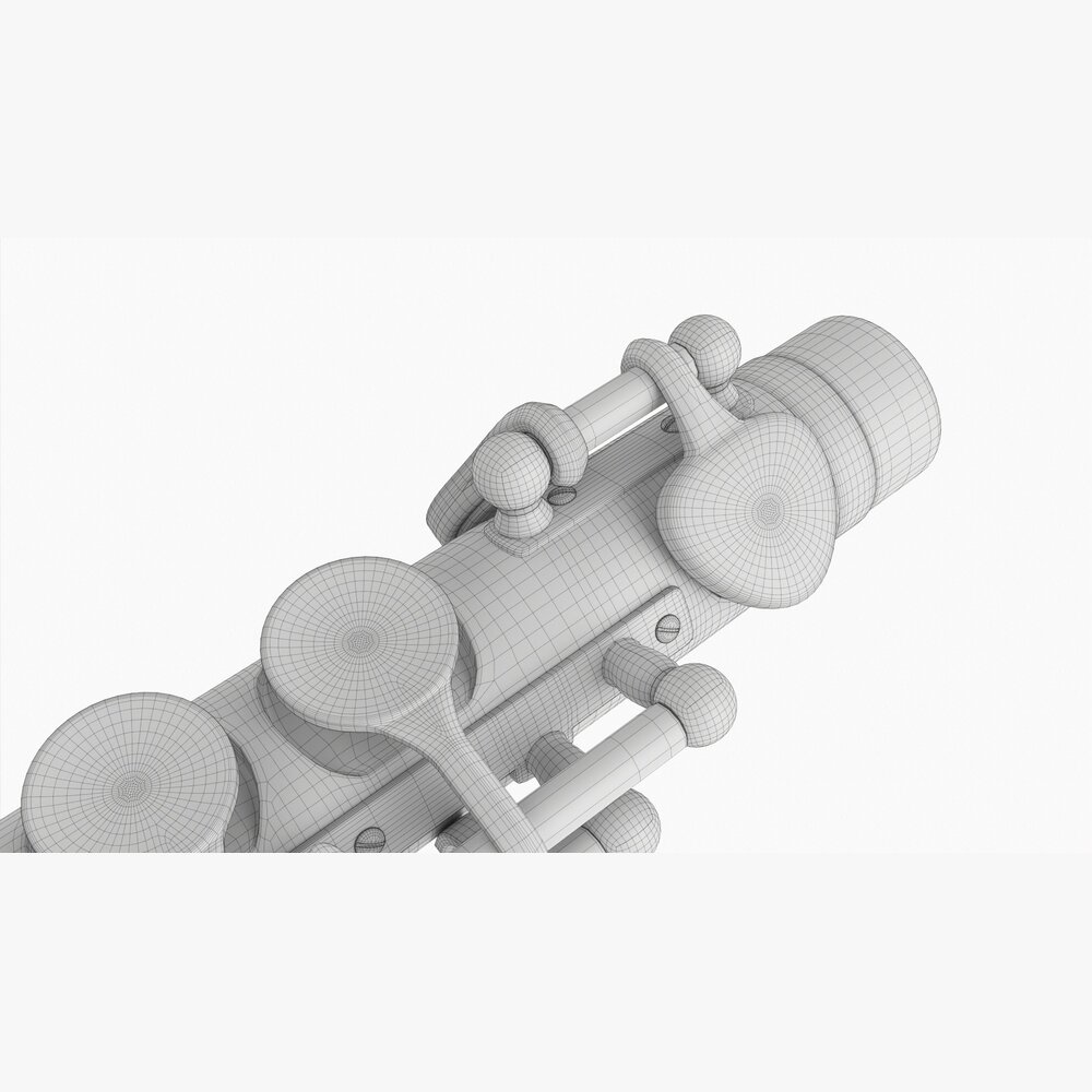 Piccolo Flute 3D model - Download Musical Instruments on 3DModels.org