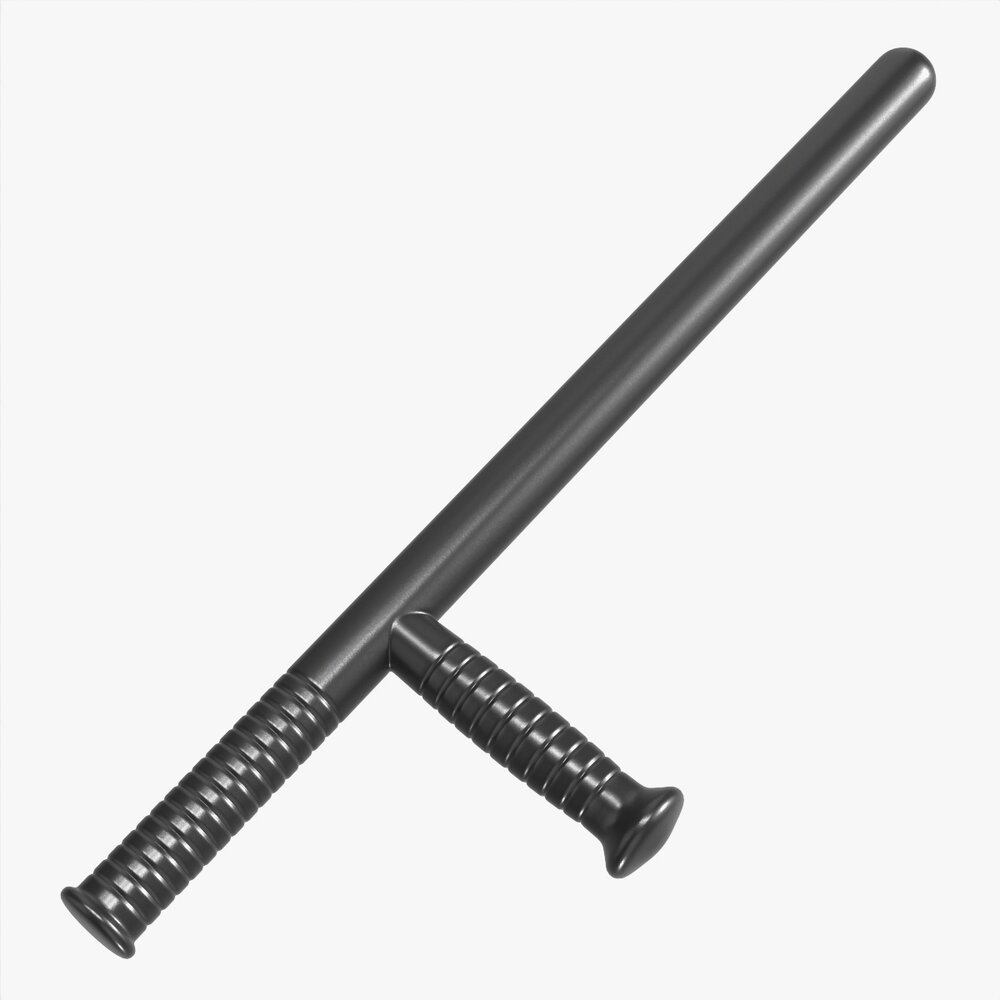 Tonfa de Plástico Modelo 3D - Descargar Bladed Weapon on 3DModels.org