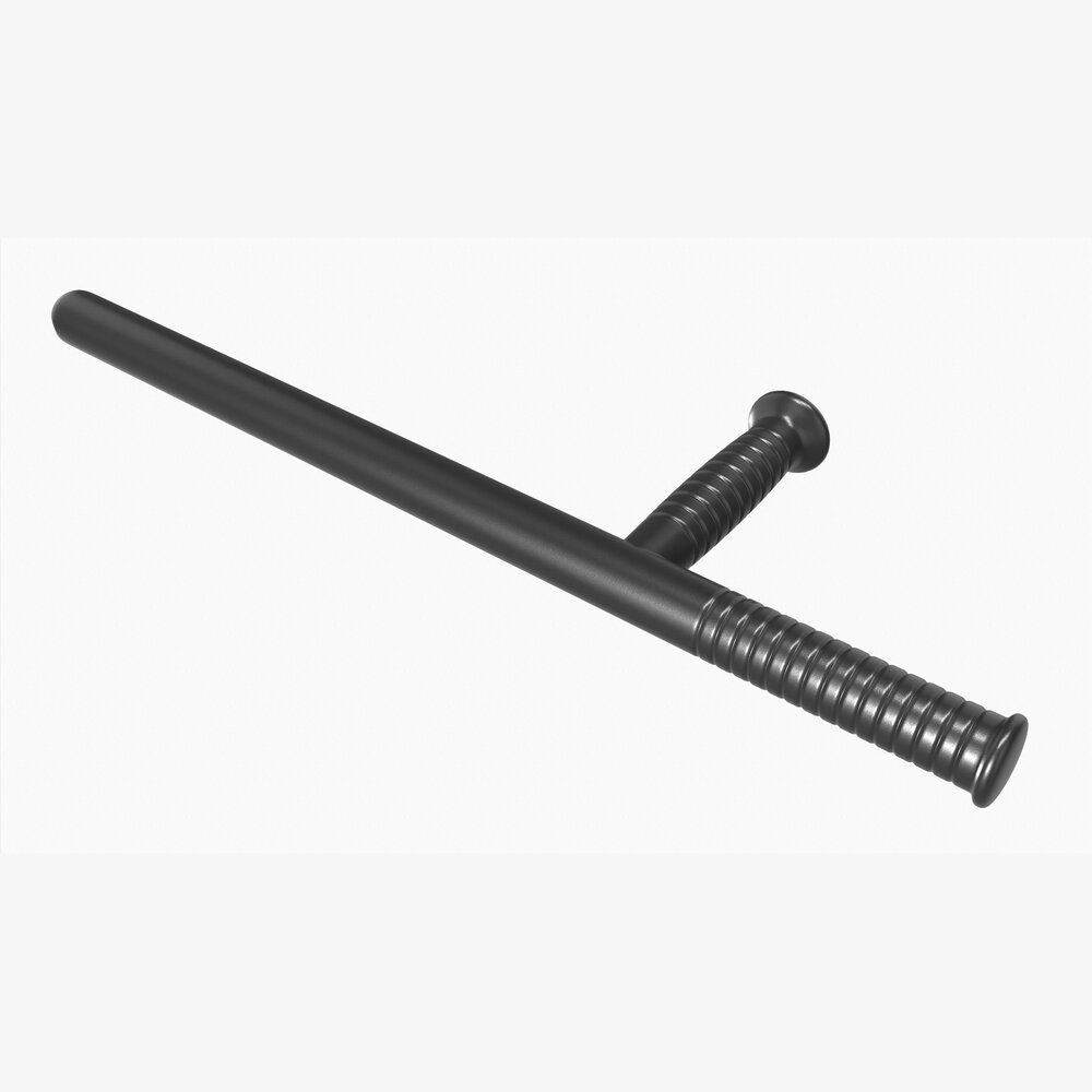 Tonfa Plastic 3D model - Download Bladed Weapon on 3DModels.org