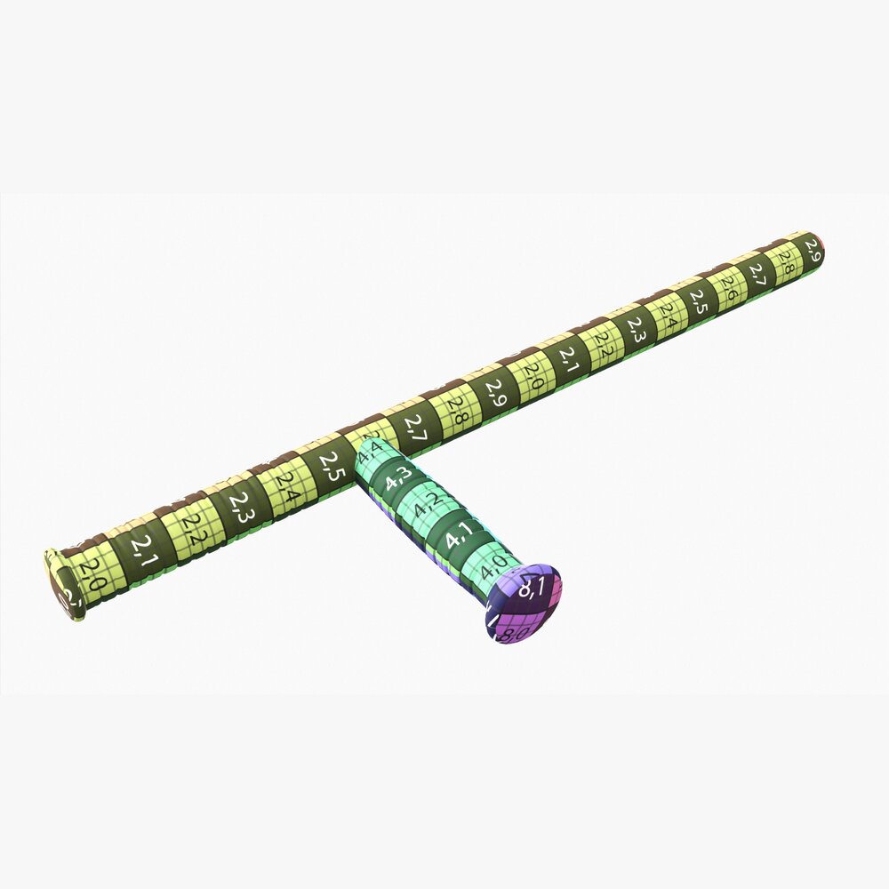 Tonfa Plastic 3D model - Download Bladed Weapon on 3DModels.org
