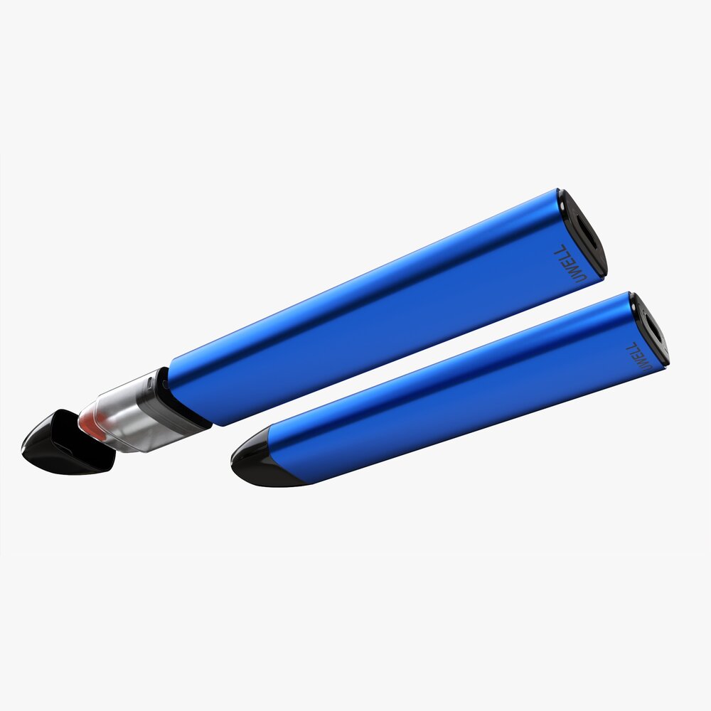 Uwell Caliburn A2 Vape Device Pod System Blue 3D model - Download ...