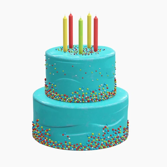 Birthday cake 3D Models Download - 3DModels.org