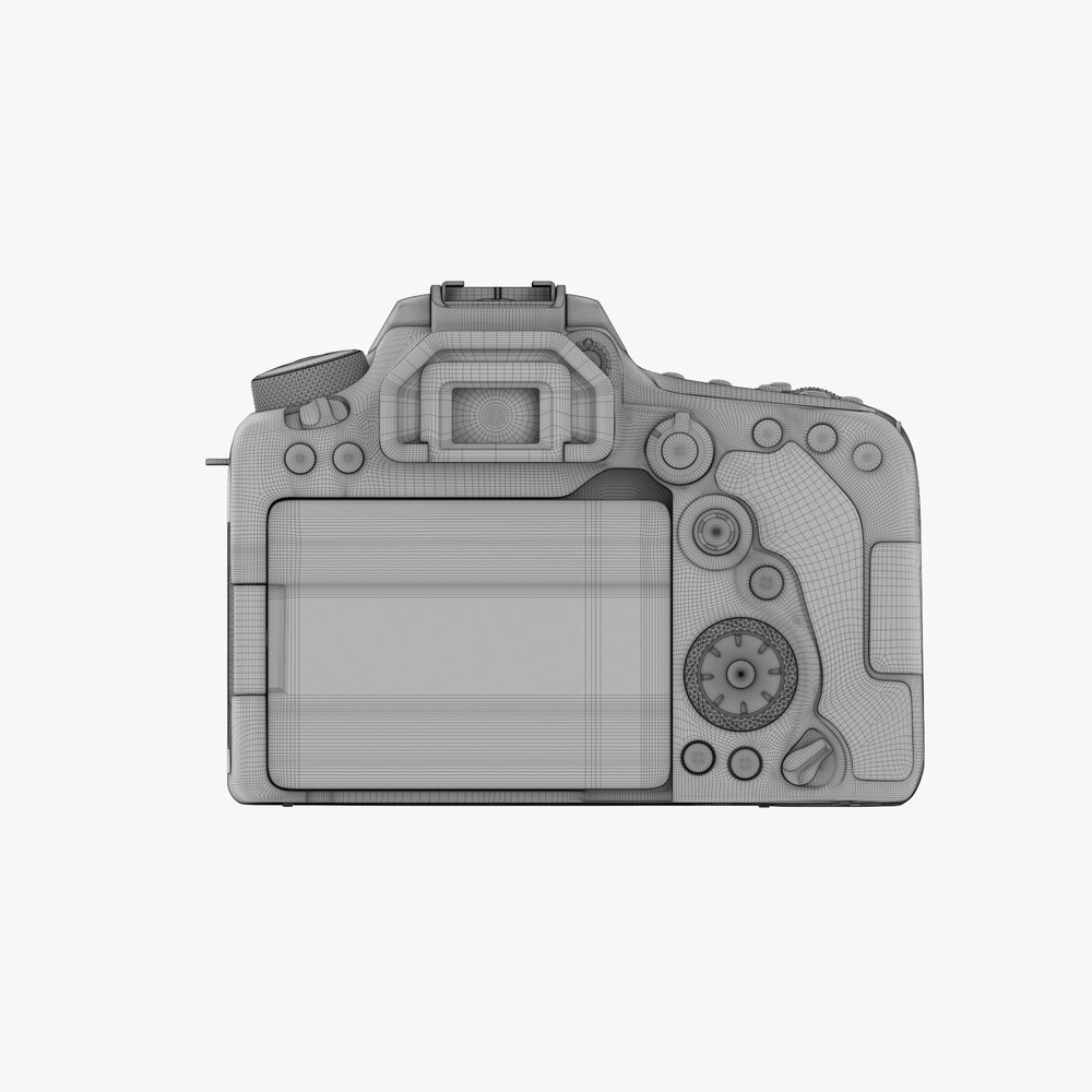 Canon Eos 90d Dslr Camera 50mm F1.8 Stm Lens 01 3D model - Download ...