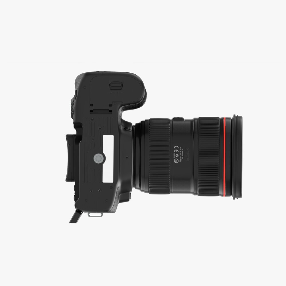 Canon Eos 90d Dslr Camera Ef 24-70mm F2.8l Ii Usm Lens 02 3D model ...