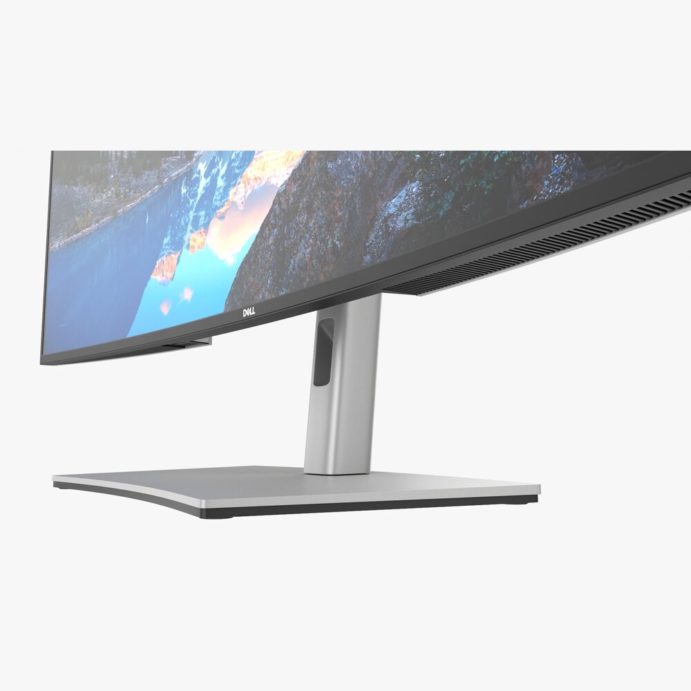 Dell Ultra Sharp Lcd 38 Curved Inch Monitor 3D model - Download ...