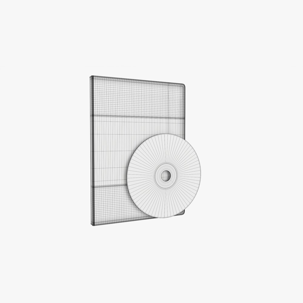 Dvd Case Closed With Disc Mockup 3D model - Download Hobbies on ...