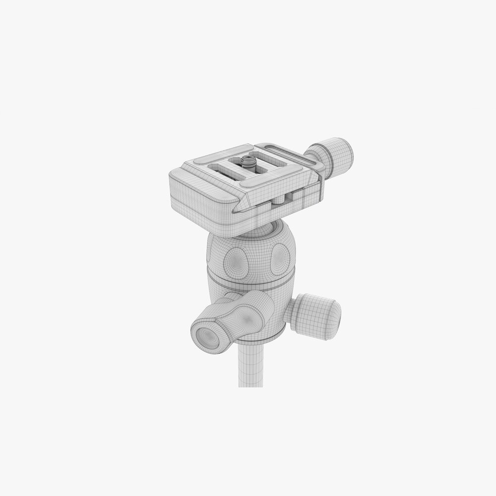 Tabletop Carbon Camera Tripod 04 3D model - Download Electronic ...