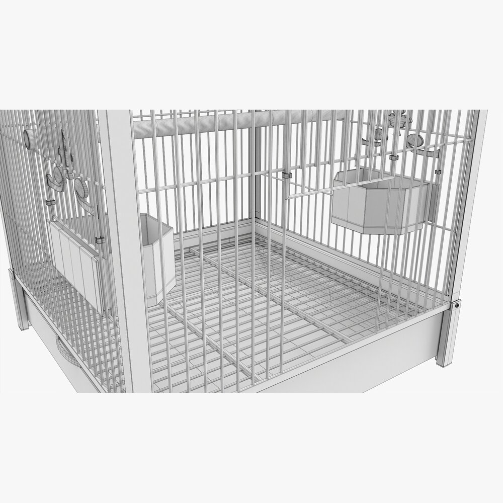Bird Carrier Travel Cage 3D model - Download Hobbies on 3DModels.org