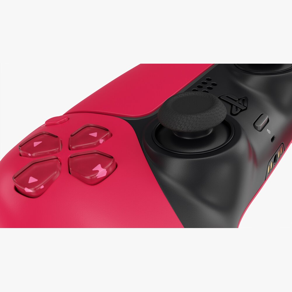 Sony Playstation 5 Dualsense Controller Cosmic Red 3D model - Download ...