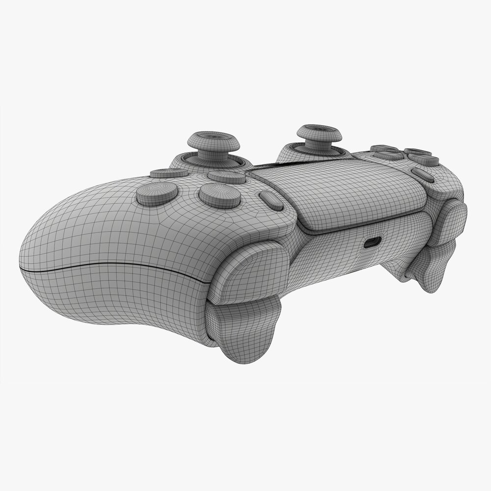 Sony Playstation 5 Dualsense Controller Cosmic Red 3D model - Download ...
