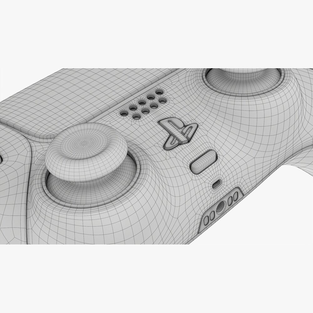 Sony Playstation 5 Dualsense Controller Cosmic Red 3D model - Download ...