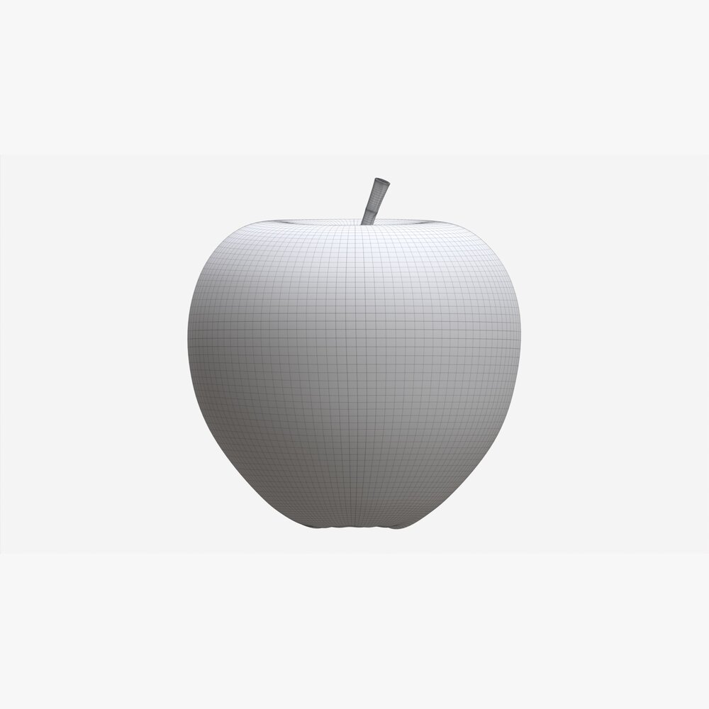 Apple Single Fruit Gala Green 3D model - Download Fruit on 3DModels.org