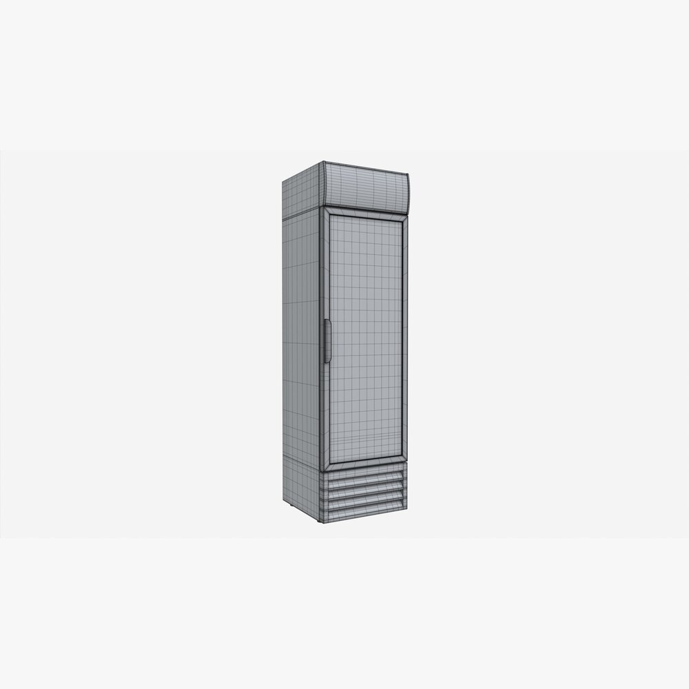 Beverage Cooler Big Single 03 3D model - Download Appliances on ...