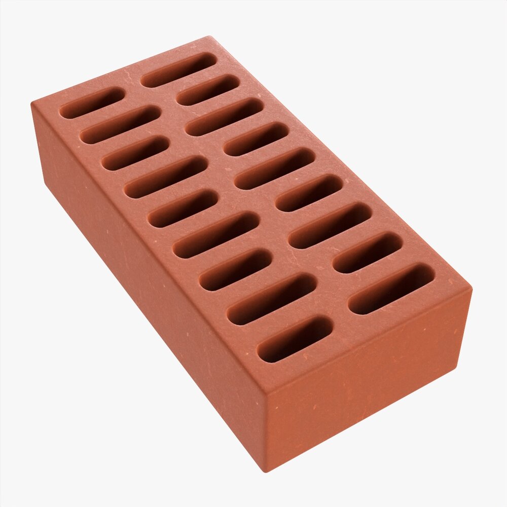 Clay Bricks Type 02 3D model - Download Building components on 3DModels.org