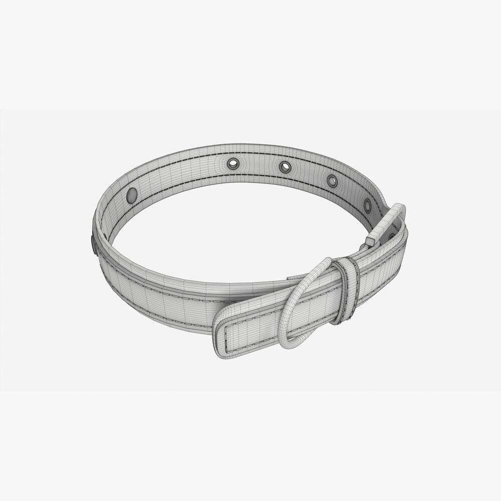 Dog Collar Leather 3D model - Download Hobbies on 3DModels.org