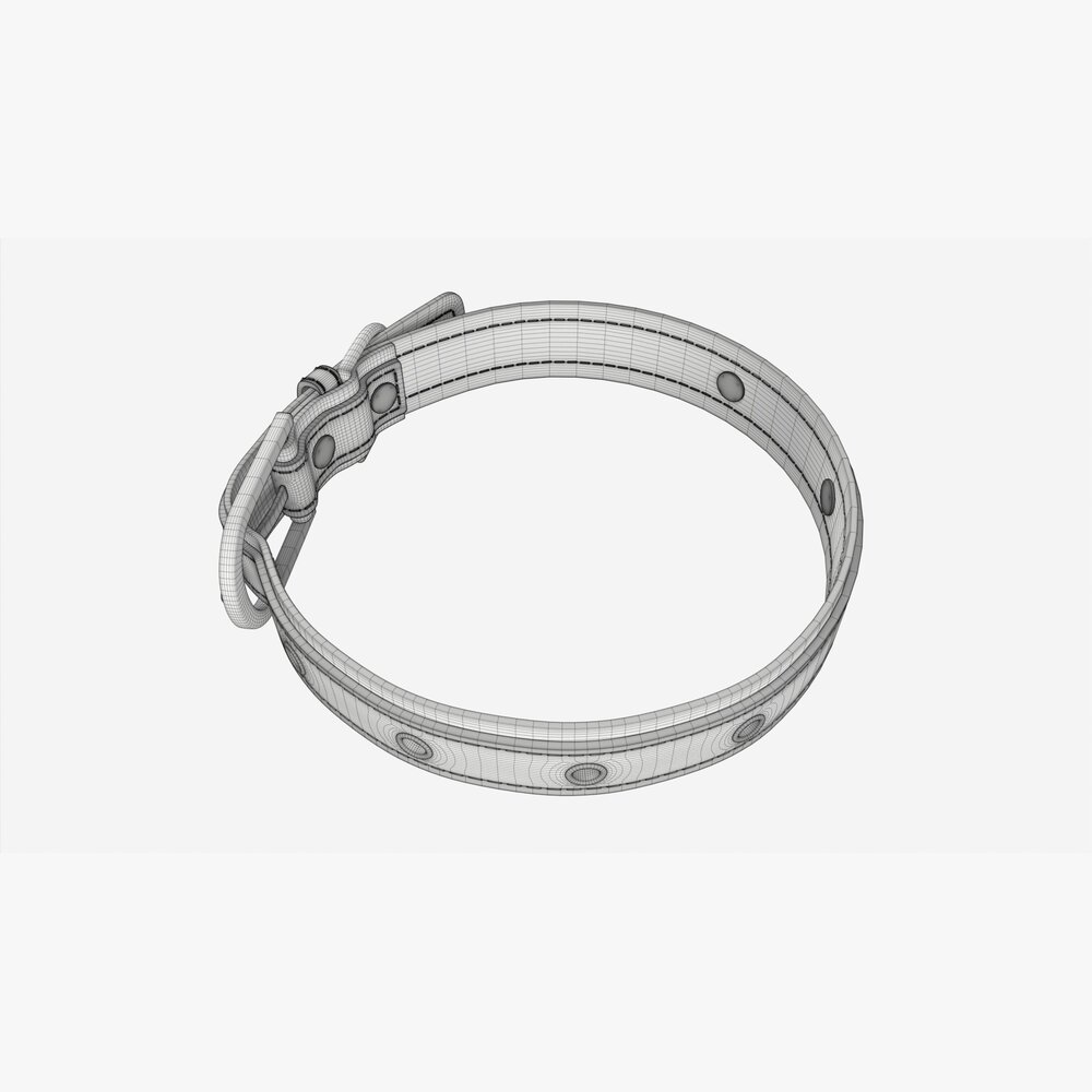 Dog Collar Leather 3D model - Download Hobbies on 3DModels.org