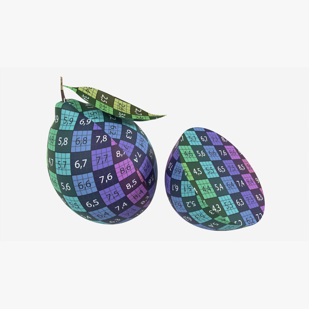Fresh Lemon With Slice And Leaf 02 3D model - Download Fruit on ...