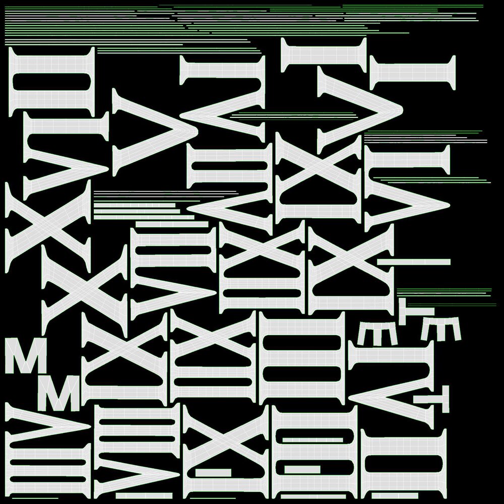 Roman Numbers Plastic 3D model - Download Symbols on 3DModels.org
