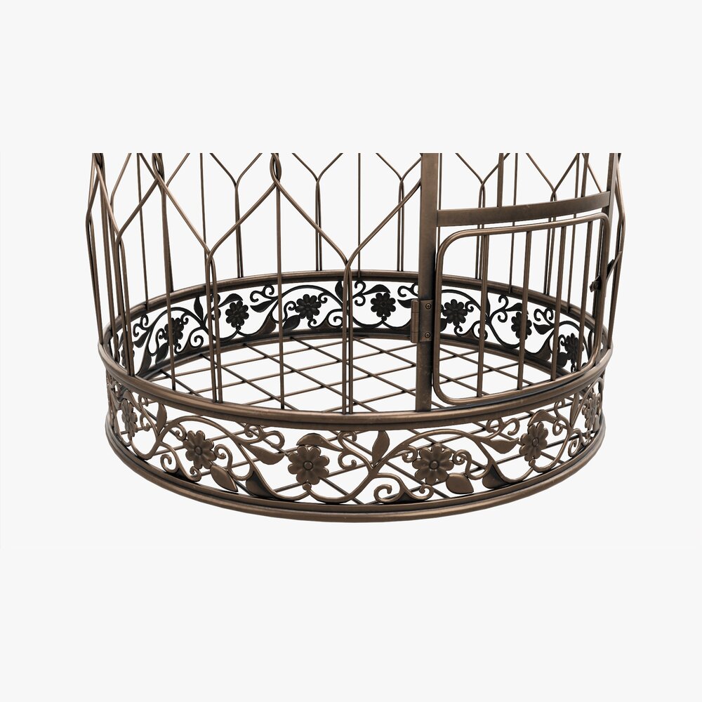 Victorian Style Bird Cage 3D model - Download Hobbies on 3DModels.org