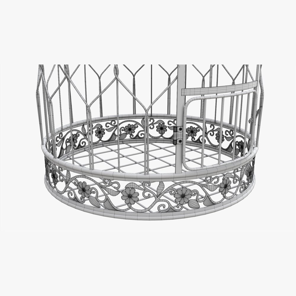 Victorian Style Bird Cage 3D model - Download Hobbies on 3DModels.org