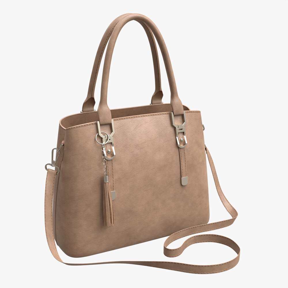 Women Summer Shoulder Bag Light Brown 3D-Modell - Herunterladen Taschen ...