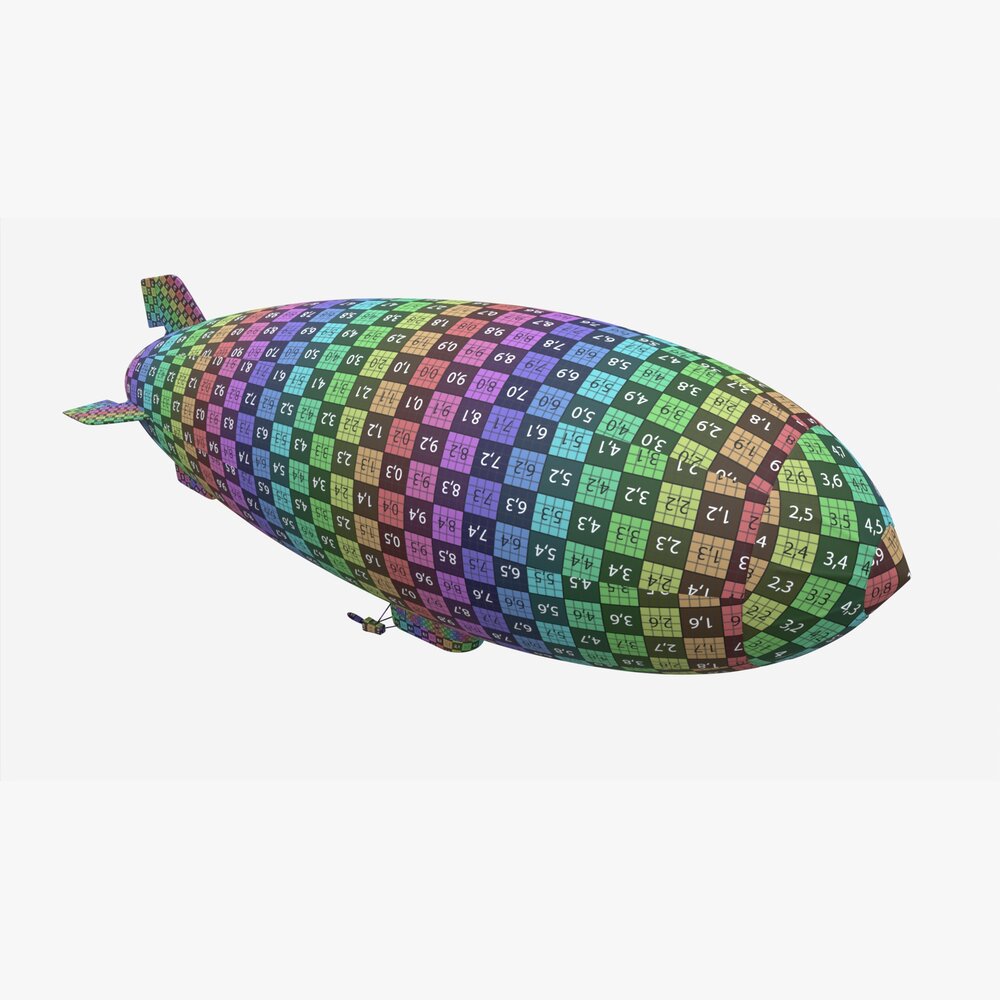 Airship 01 3D 모델 - 다운로드 경비행기 on 3DModels.org
