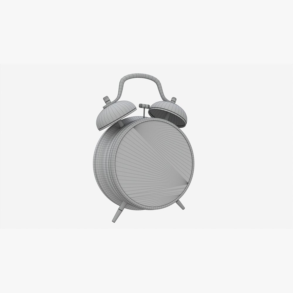 Alarm Clock 03 Classic 3D model - Download Decoration on 3DModels.org