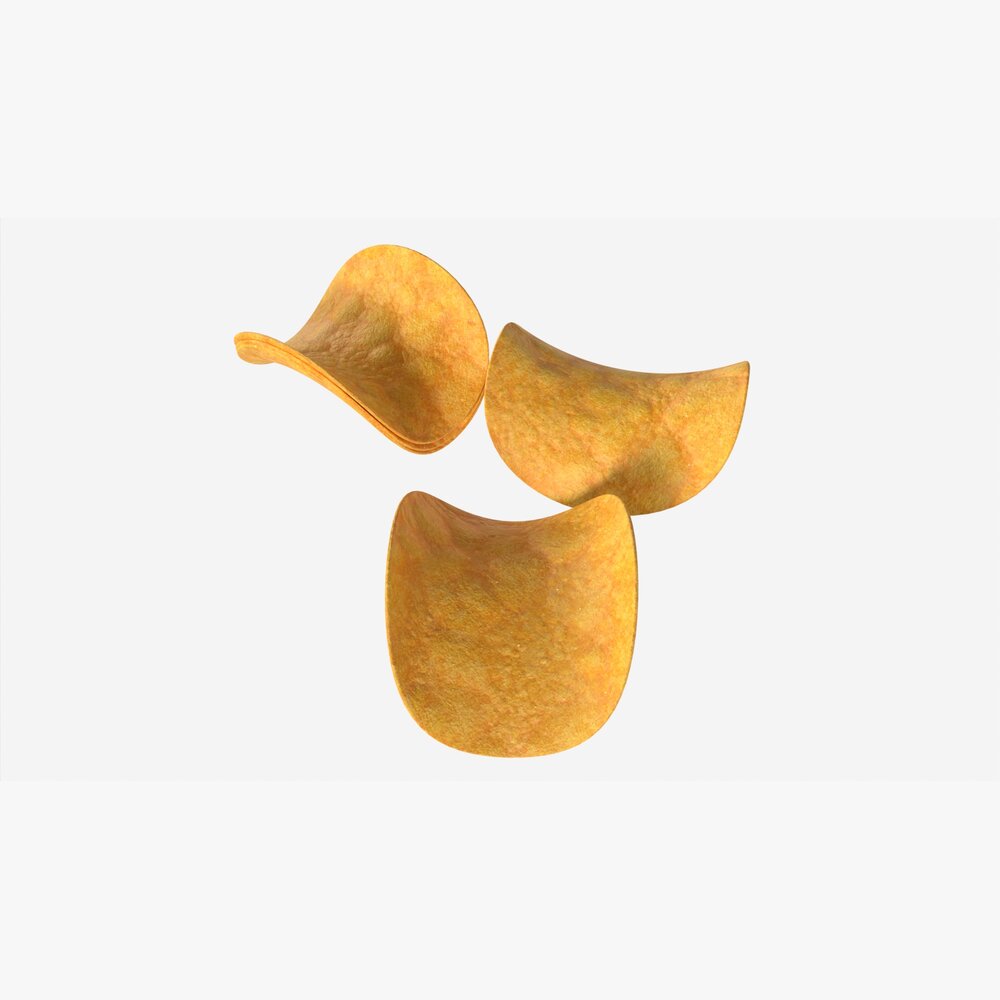 Potato Chips 02 3D model - Download Fast food on 3DModels.org