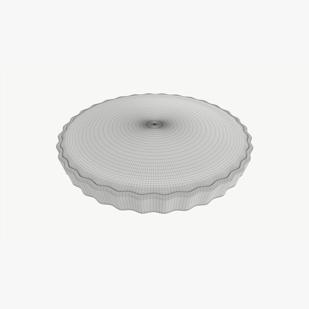 Apple Pie Burned With Plate 3D model - Download Dairy, Bakery on ...