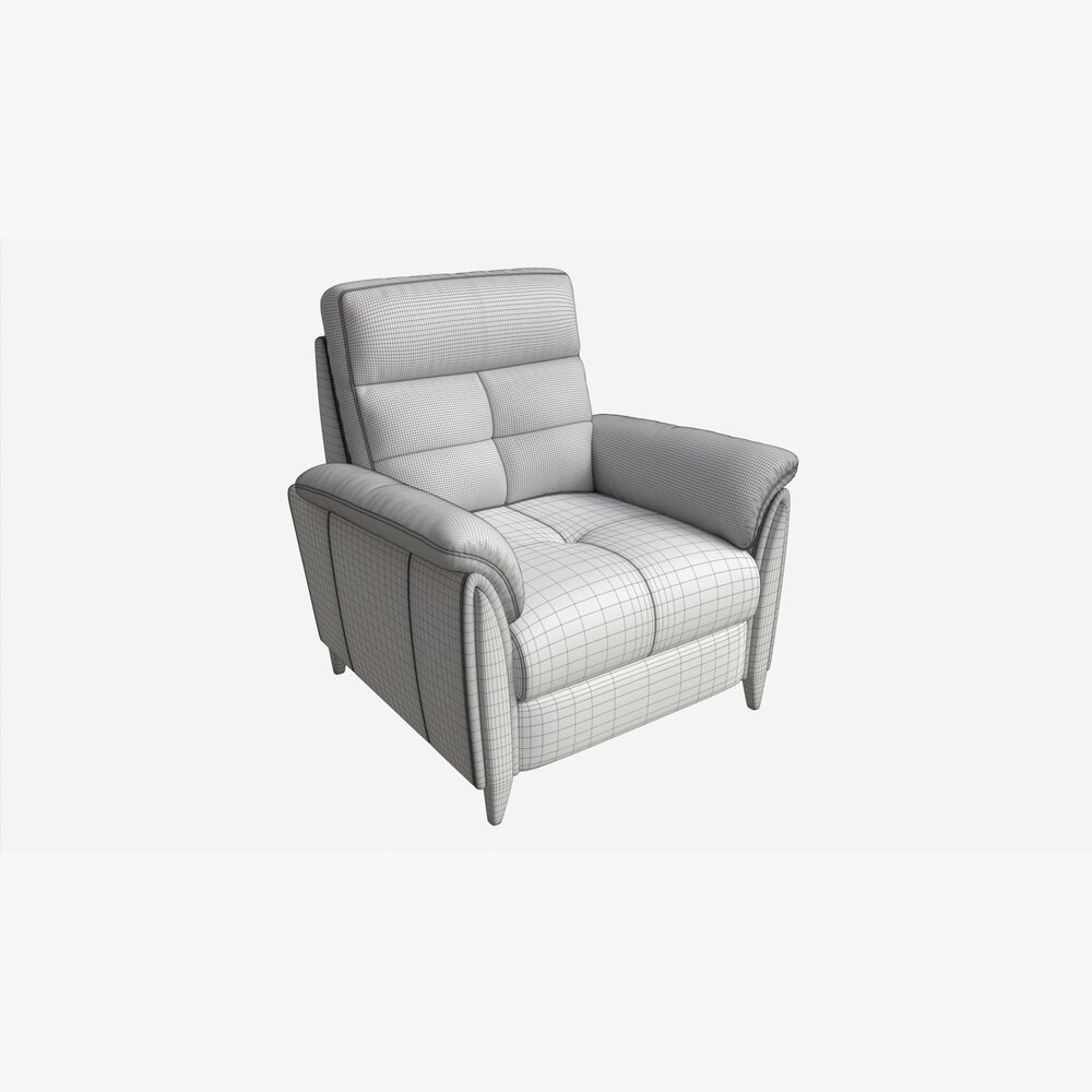 Chair Recliner Ercol Mondello 3D model - Download Armchair on 3DModels.org