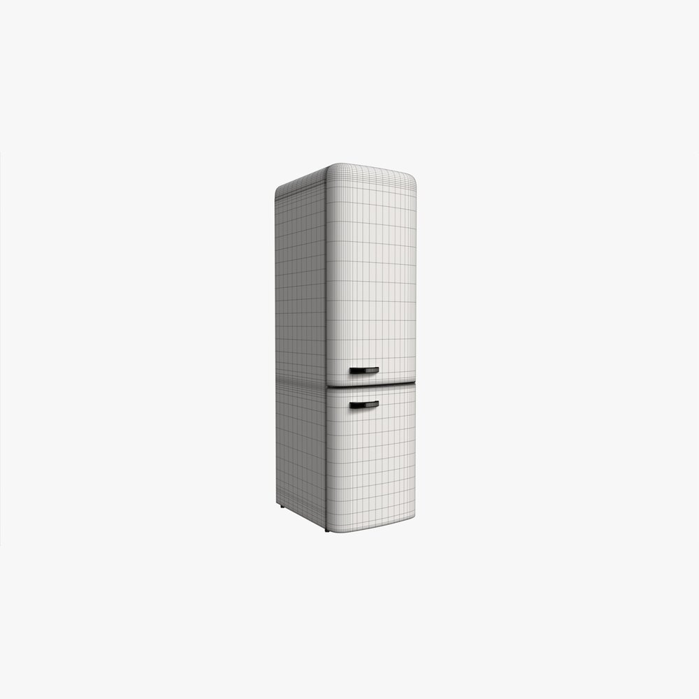 Fridge Freezer Severin RKG8927 3D model - Download Home Appliances on ...