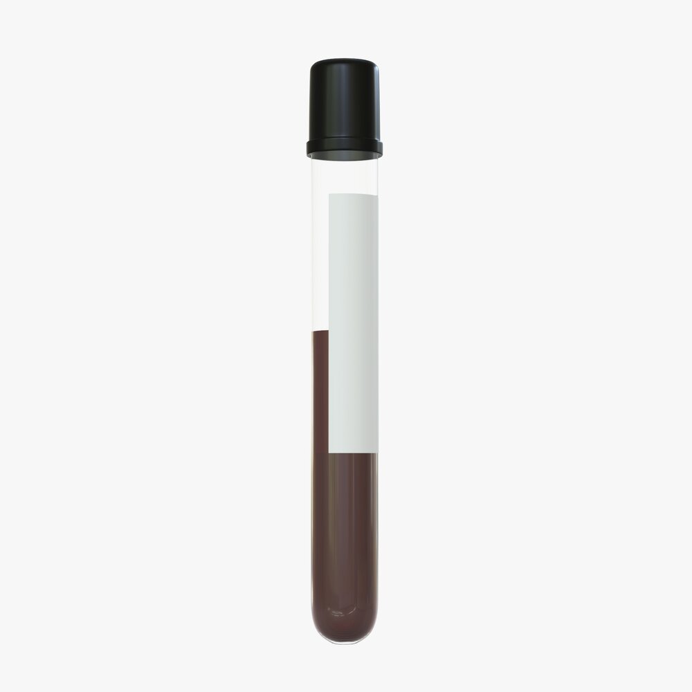 Medicine Test Tube 3D model - Download Medical Equipment on 3DModels.org