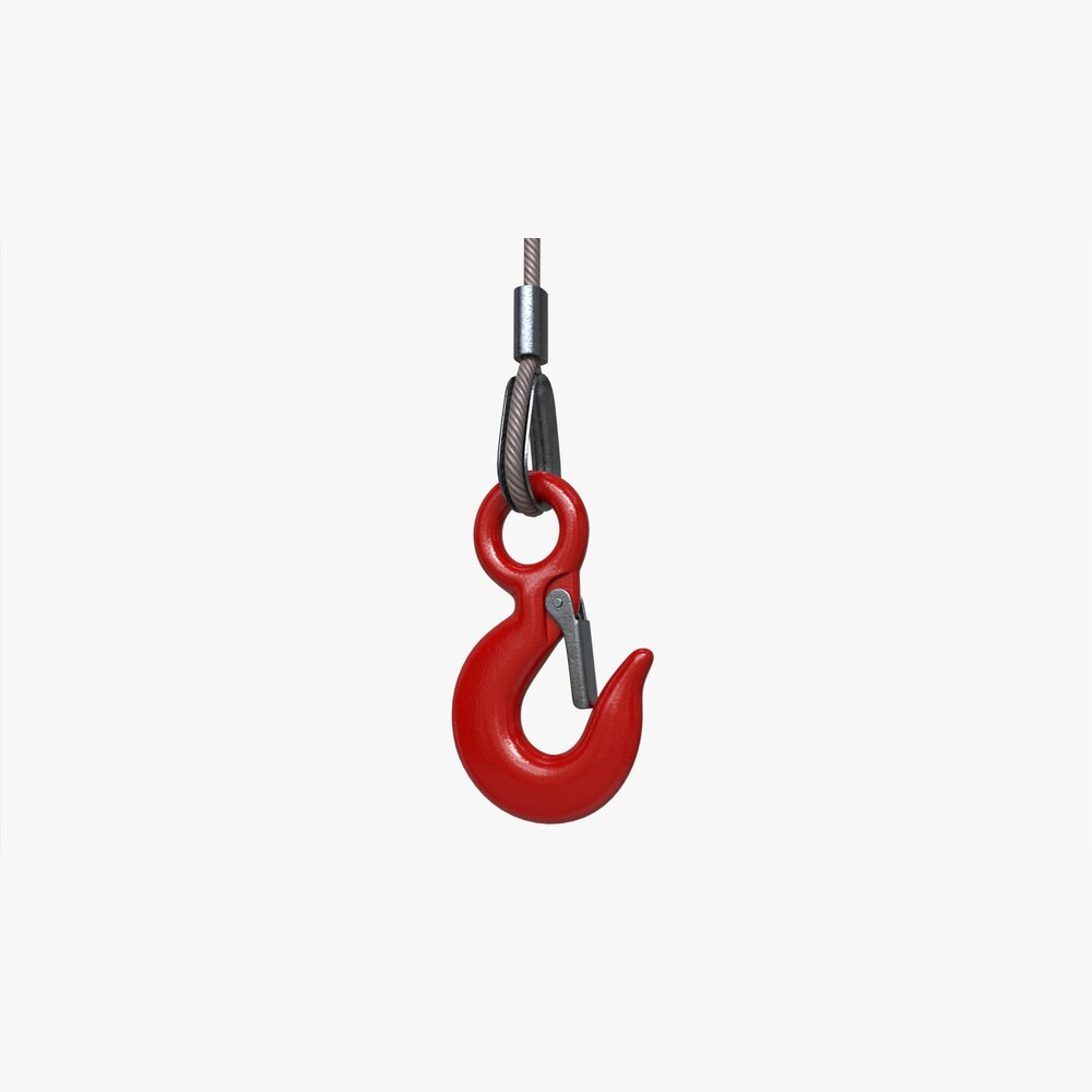 Lifting Crane Hook 3D model - Download Tools on 3DModels.org