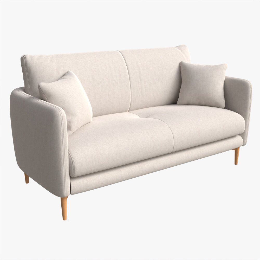 Sofa Small Ercol Aosta 3D model - Download Sofa on 3DModels.org