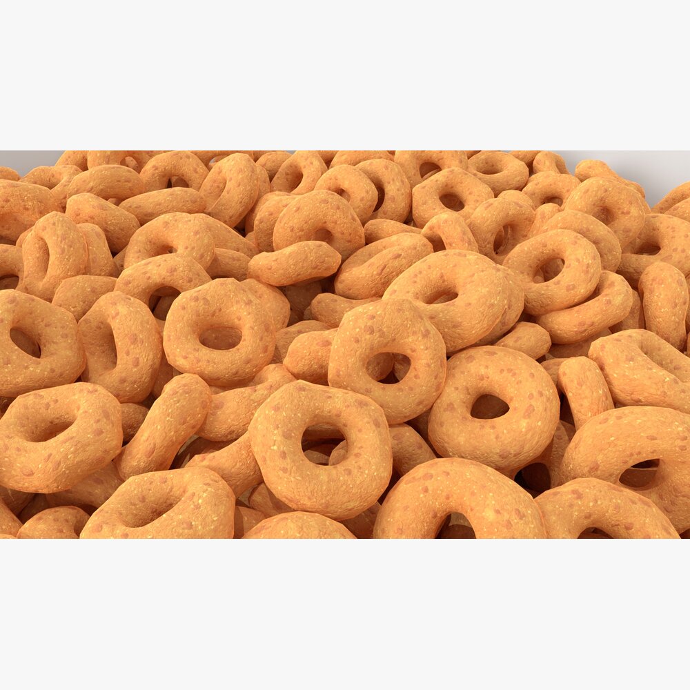 Bowl Of Honey Cheerios 3D model - Download Dairy, Bakery on 3DModels.org