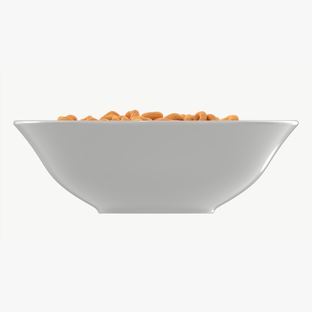 Bowl Of Honey Cheerios 3D model - Download Dairy, Bakery on 3DModels.org