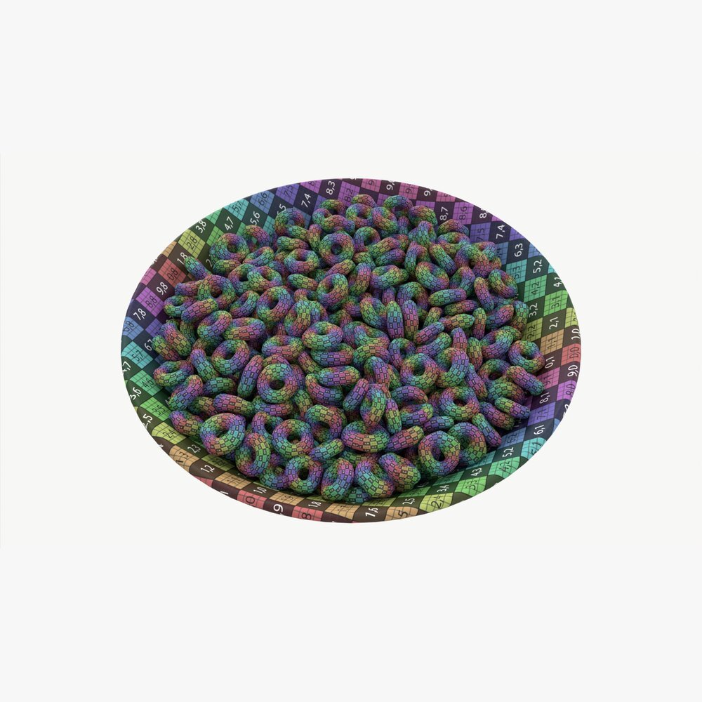 Bowl Of Honey Cheerios 3D model - Download Dairy, Bakery on 3DModels.org