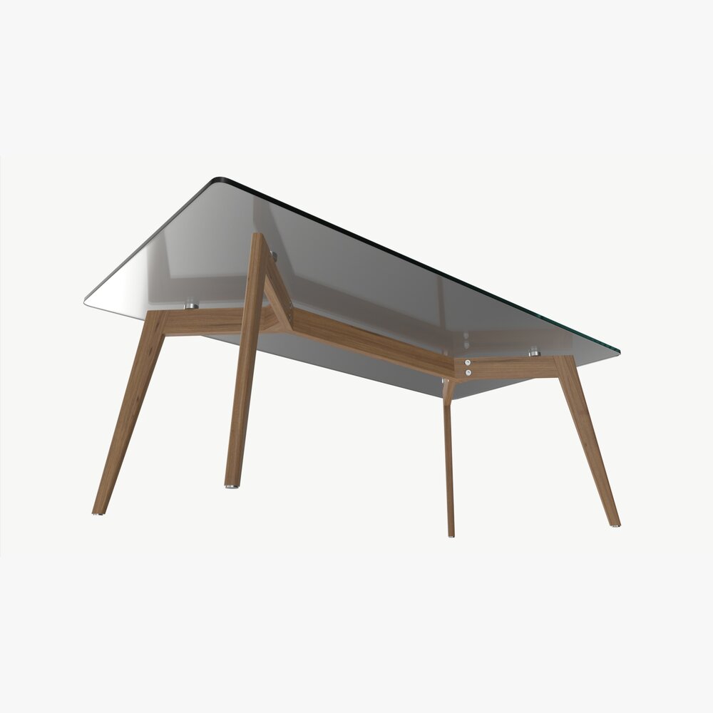 Coffee Table Helena Rectangle 3D model - Download Table on 3DModels.org