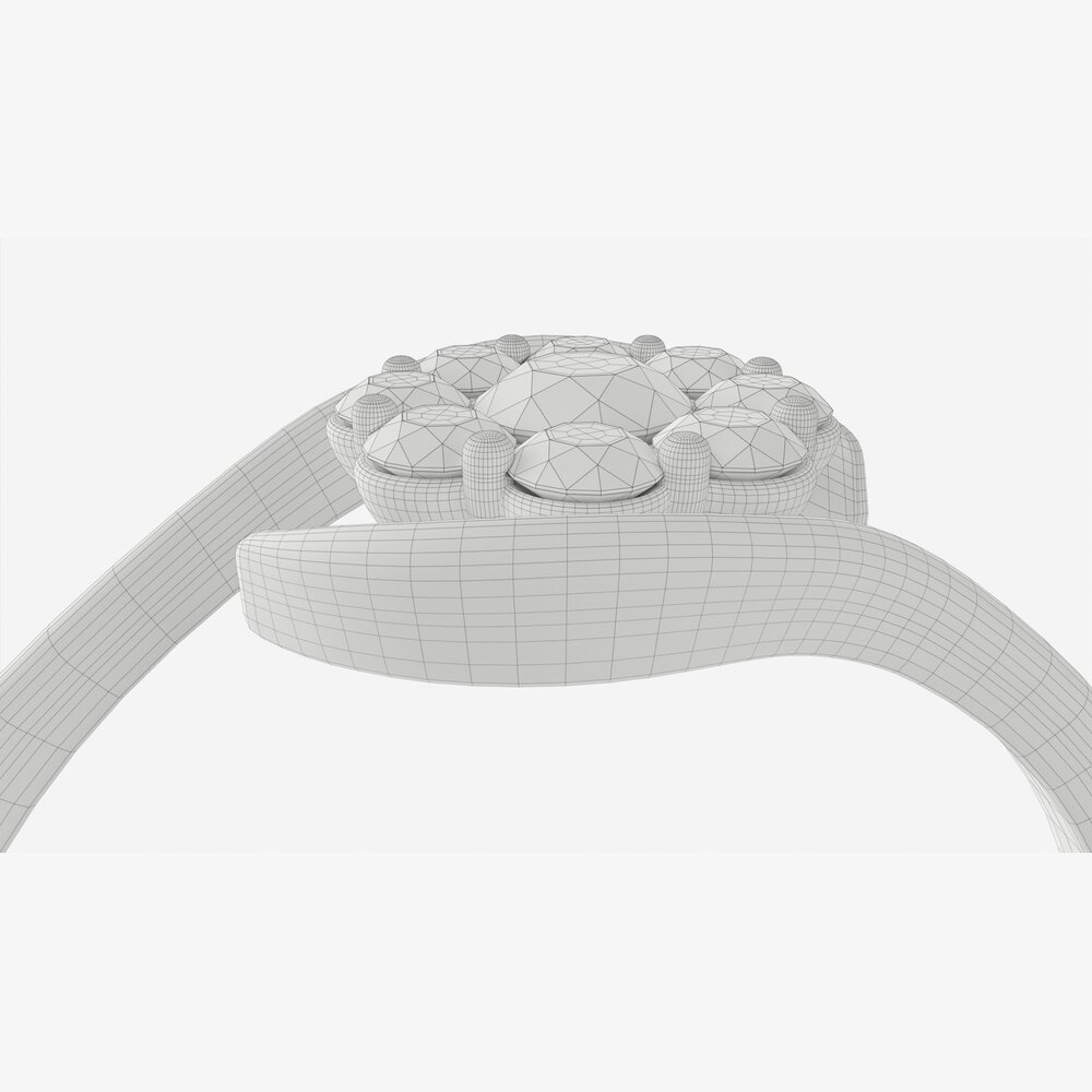 Gold Diamond Ring Jewelry 05 3D model - Download Jewelry on 3DModels.org