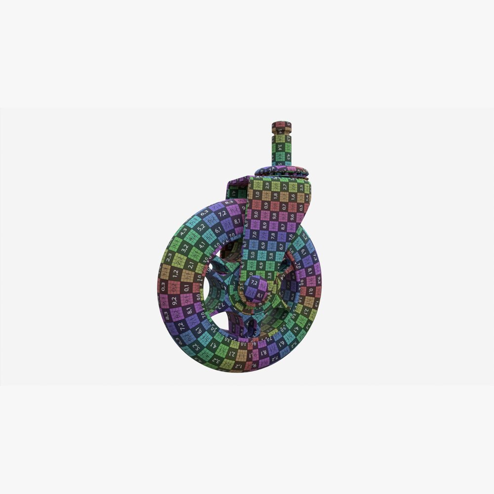 Rueda de Silla de Oficina Modelo 3D - Descargar Herramientas activado ...